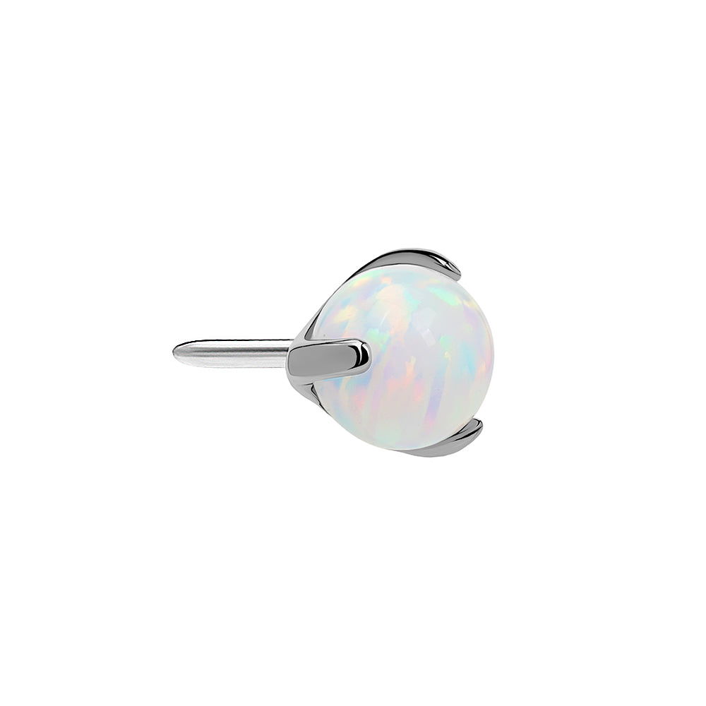 Tilum Titanium Threadless Pronged Opal Ball — Price Per 1 | PainfulPleasures