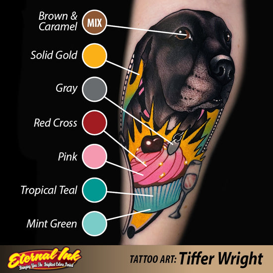 Myke Chambers Red Cross — Eternal Tattoo Ink — Pick Size