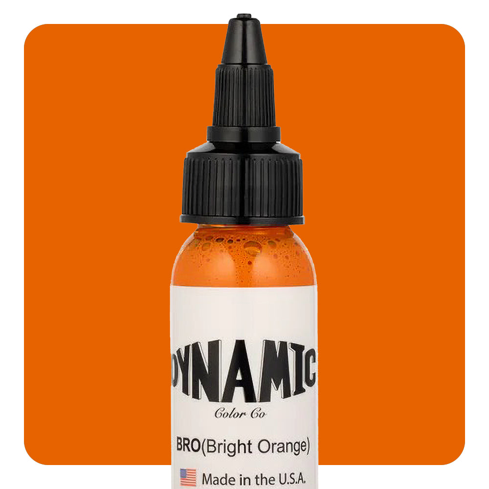 Dynamic Bright Orange Tattoo Ink - 1oz. Bottle – Painful Pleasures