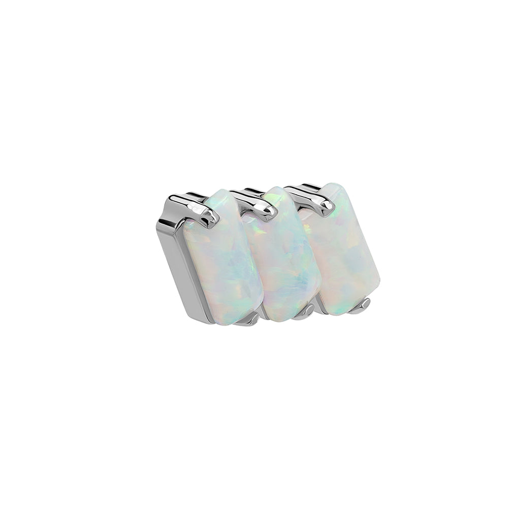 Tilum 14-12g Internal Titanium Step-Stacked Opal Top — Price Per 1 ...