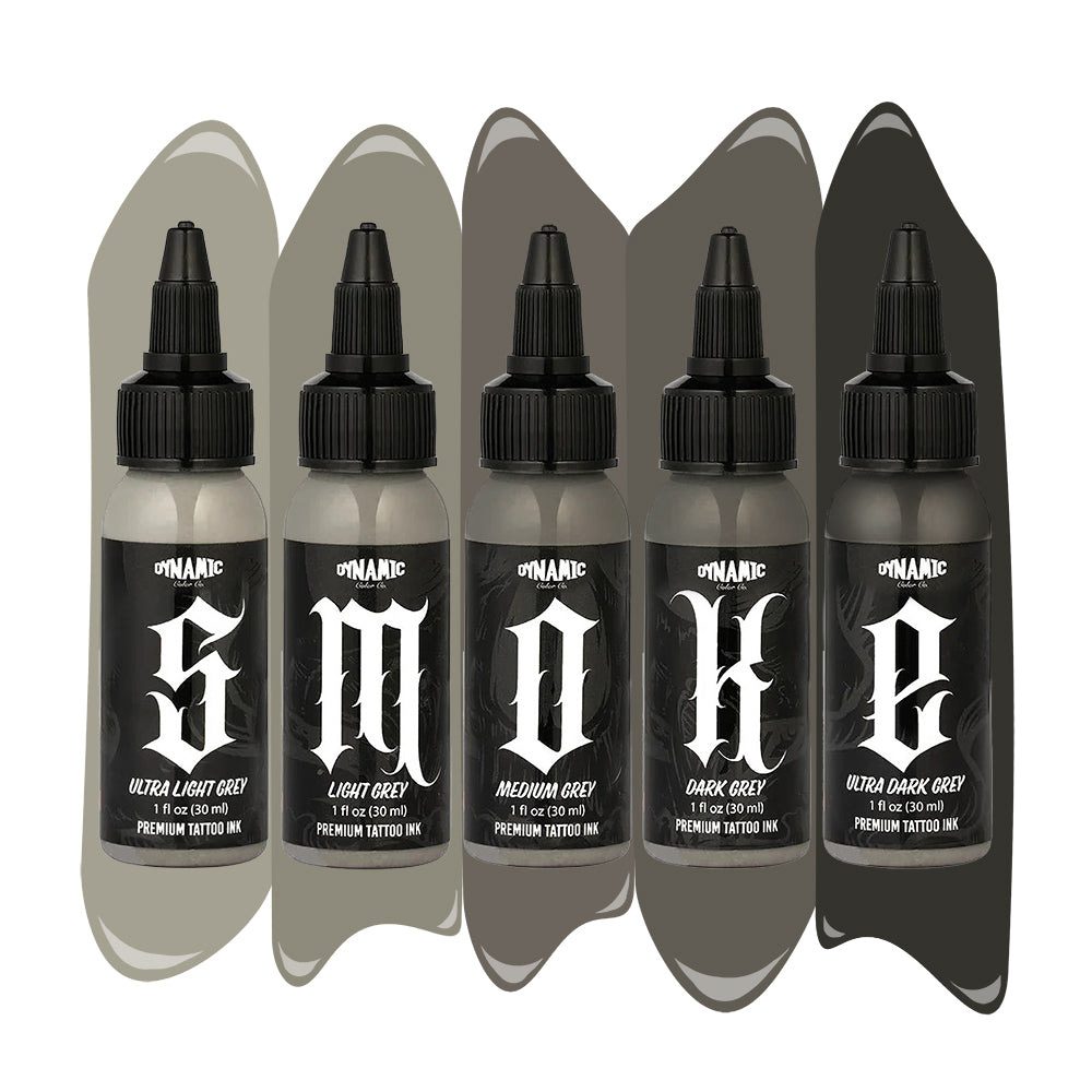 Dynamic Smoke Opaque Grey Set — 5 1oz Bottles | PainfulPleasures