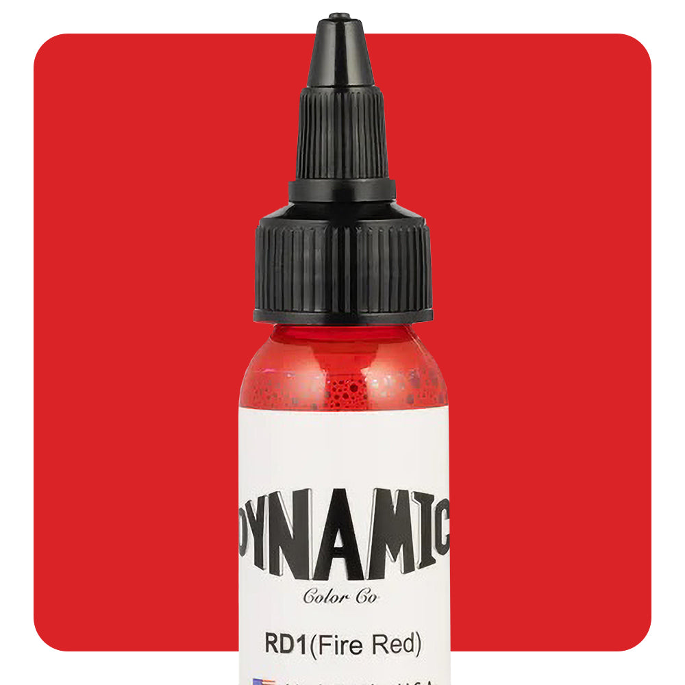 Dynamic Fire Red Tattoo Ink - 1oz. Bottle – Painful Pleasures