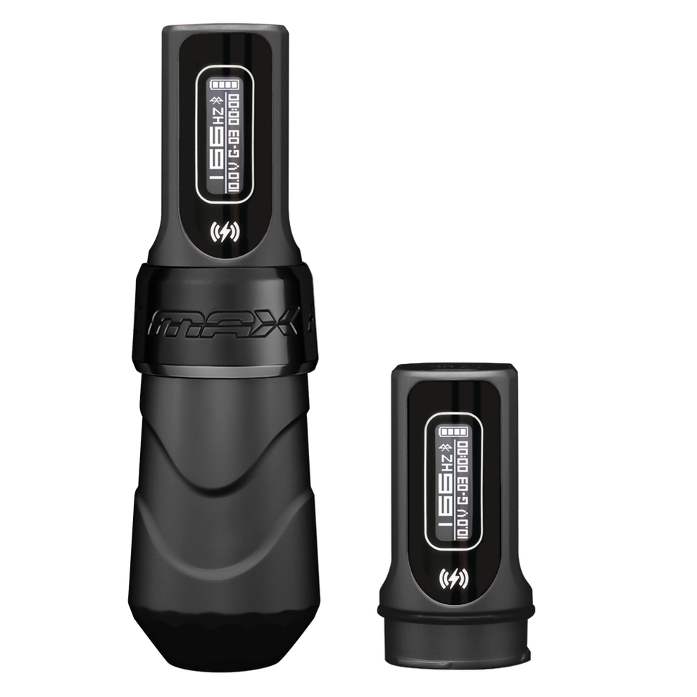 Flux Max Tattoo Machine w/ 2 PowerBolt 2.0 | FK Irons - Painful Pleasures