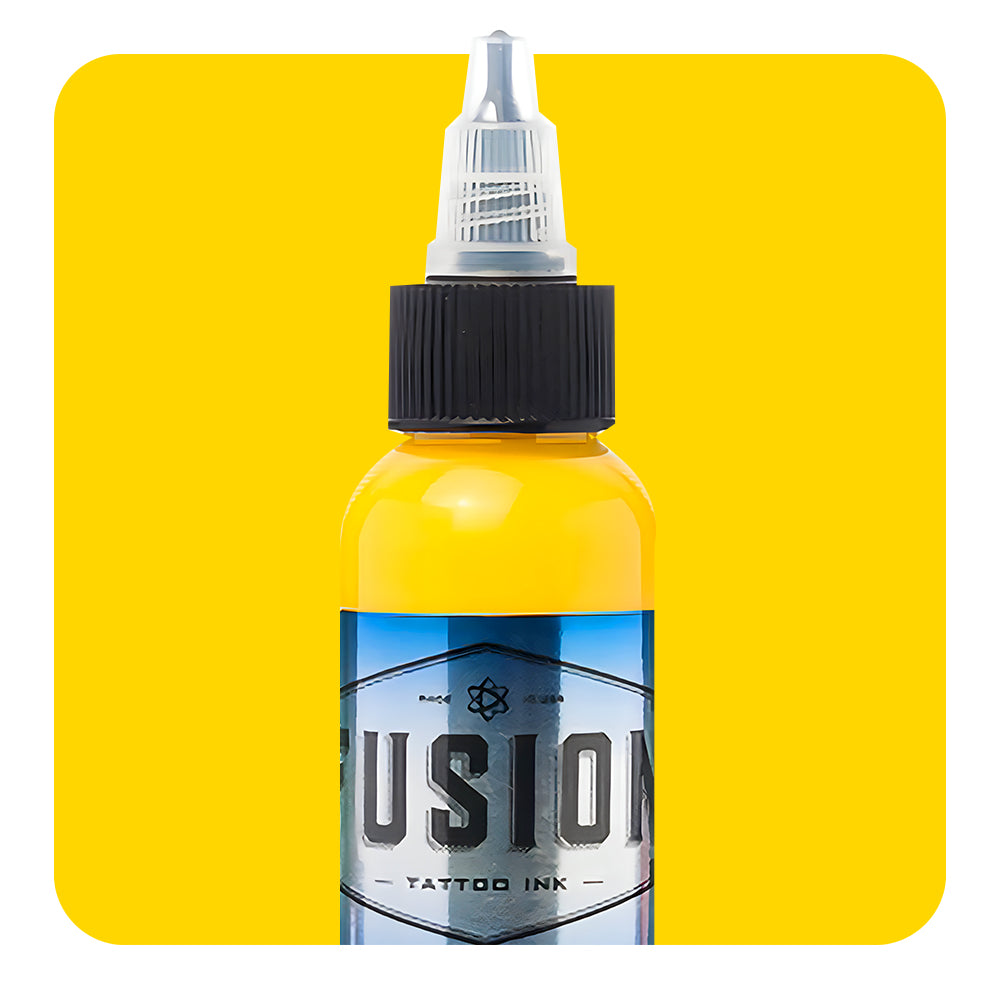 Mixing Yellow — Fusion Tattoo Ink — 1oz – Painful Pleasures
