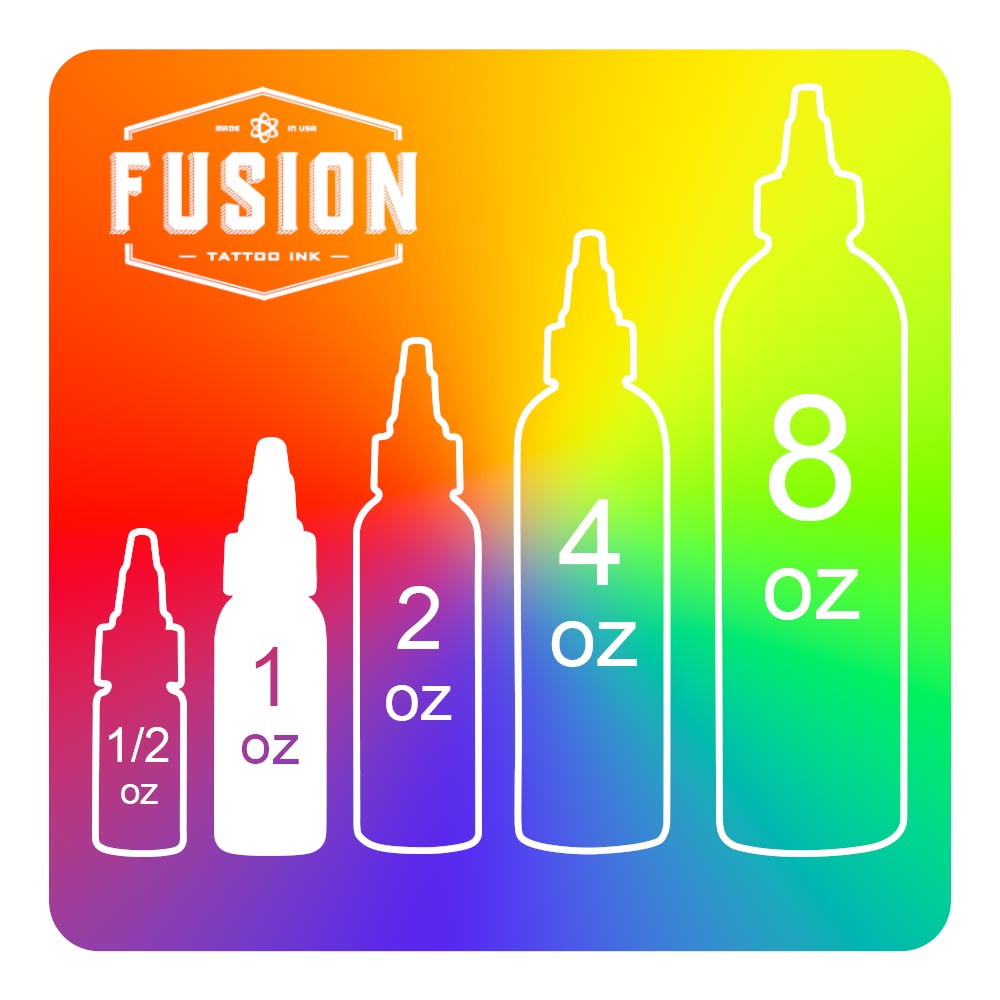 Fusion Tattoo Ink – 1oz Single Bottle – Pick Your Color