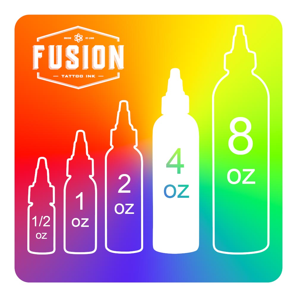Fusion Tattoo Ink – 4oz Single Bottle – Pick Your Color
