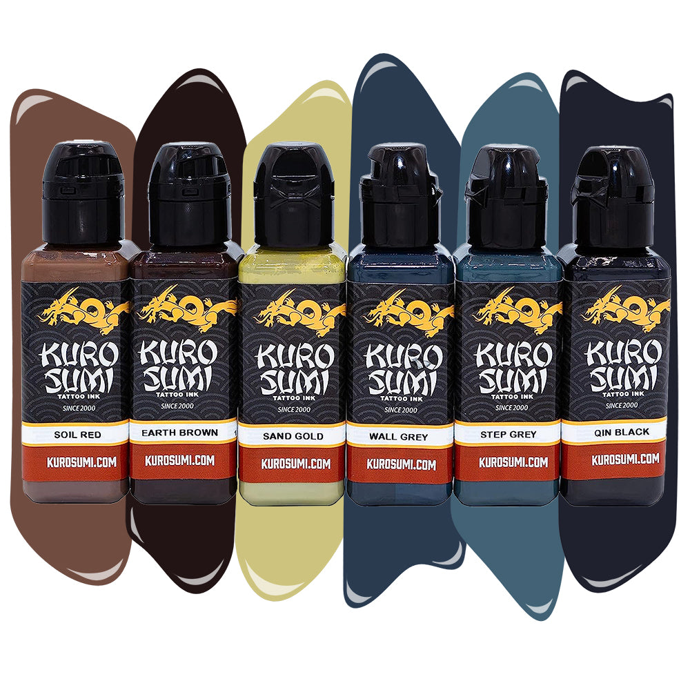 Great Wall Tattoo Ink Set — Kuro Sumi — Pick Size | PainfulPleasures