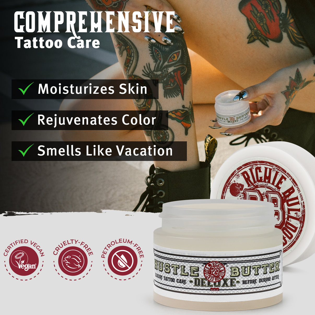 Hustle Butter Deluxe Tattoo Aftercare — Single or Case of 48 ...