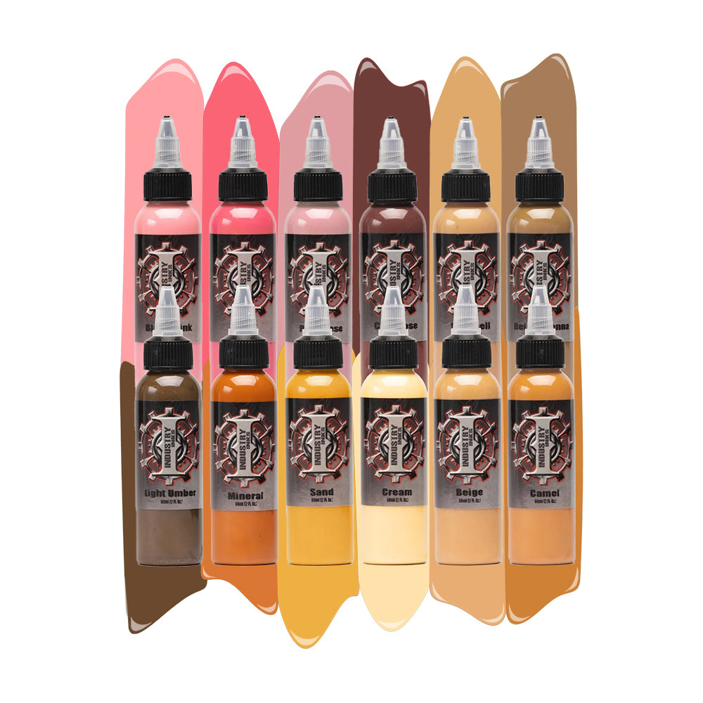 Skin Tone Color Set — Industry Inks — Pick Size | PainfulPleasures