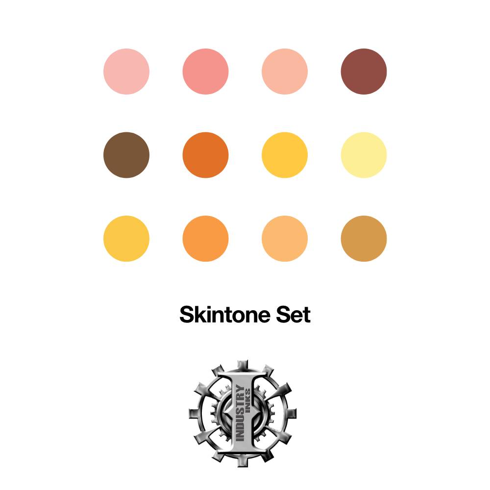 Skin Tone Color Set — Industry Inks — Pick Size | PainfulPleasures