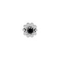 Tilum Noir Flower Titanium Threadless Top — Price Per 1 | PainfulPleasures