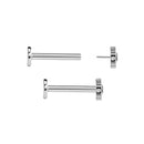 Tilum Noir Flower Titanium Threadless Top — Price Per 1 | PainfulPleasures