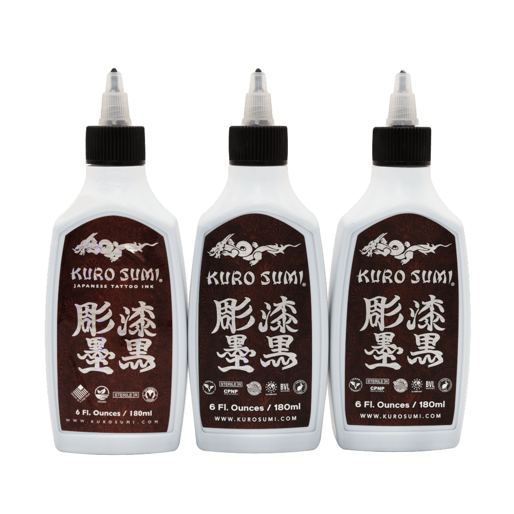 Lining & Shading Set — Kuro Sumi Tattoo Ink — Pick Size | PainfulPleasures