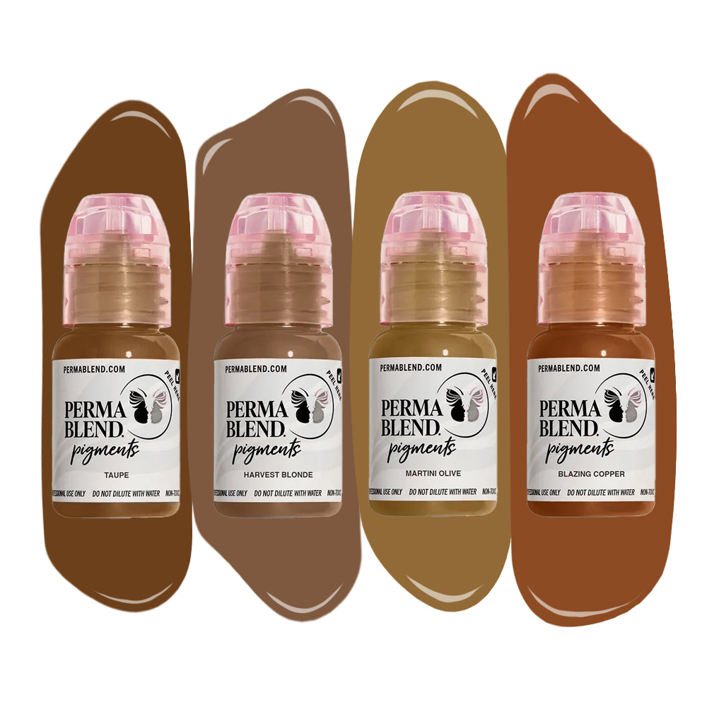 Light Eyebrow Mini Set – Perma Blend – 4 1/2oz Bottles | PainfulPleasures