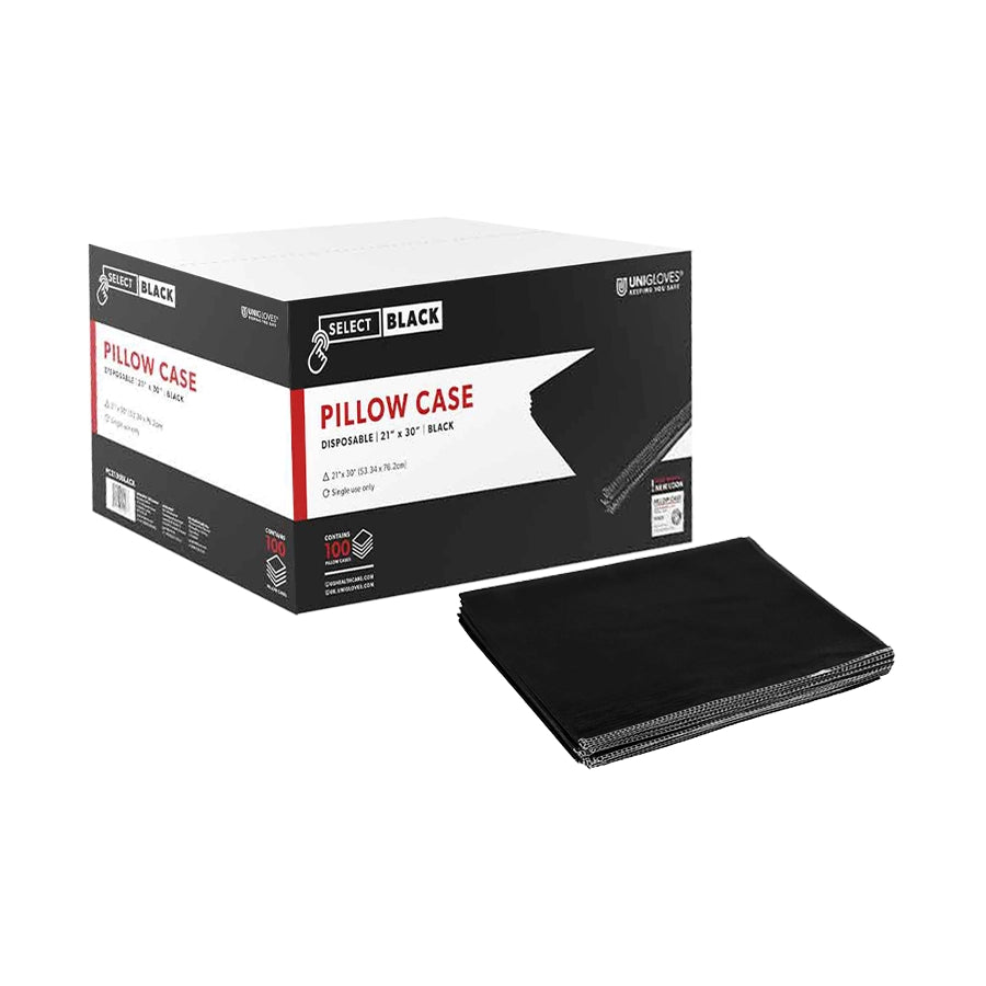 Black Disposable Pillowcases — Box of 100 | PainfulPleasures