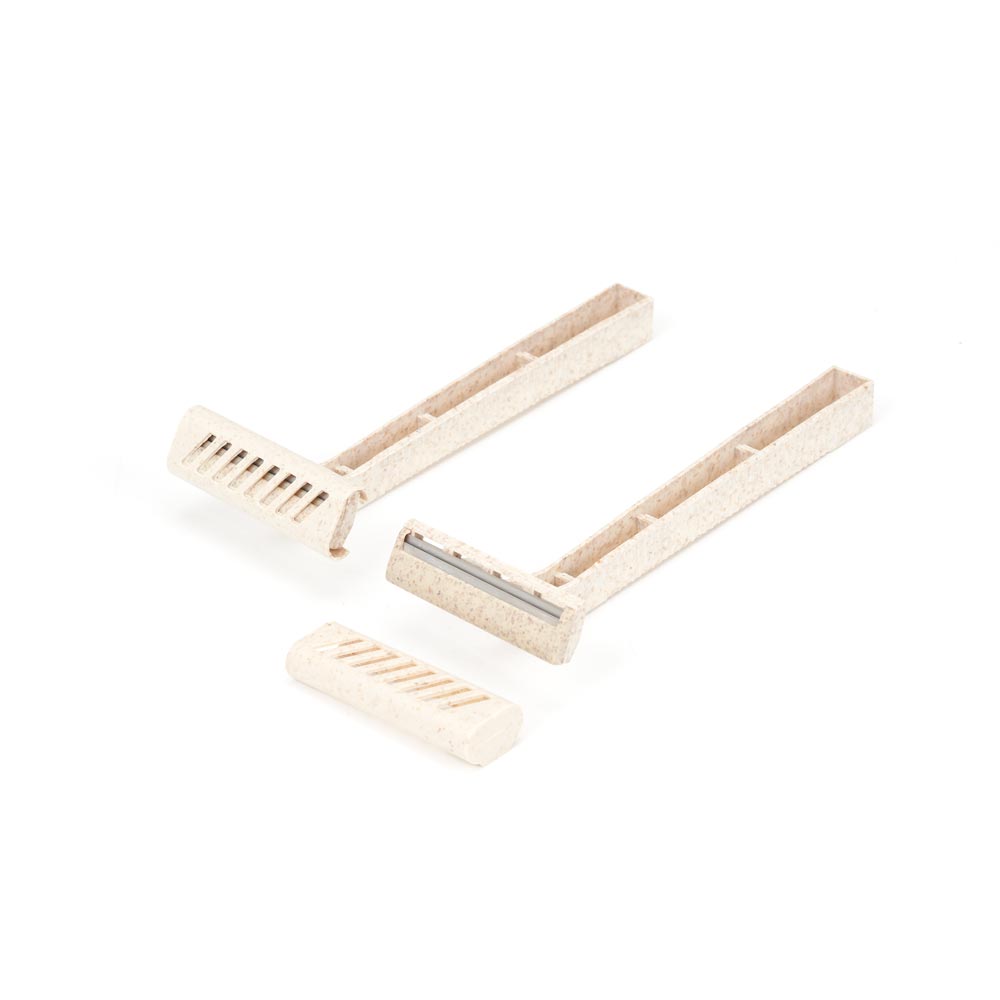 Saferly Stainless Steel Biodegradable Skin Prep Razors — Box of 100 ...