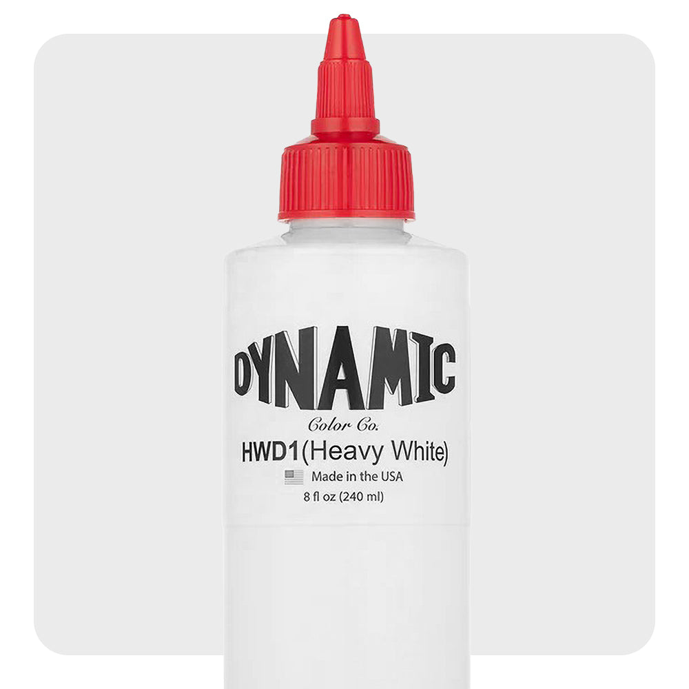 Dynamic Heavy White Tattoo Ink — 8oz Bottle