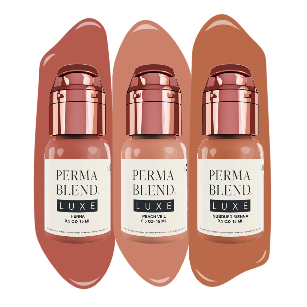 Nude Lip Mini Set â€” Perma Blend Luxe â€” 3 1/2oz Bottles | PainfulPleasures