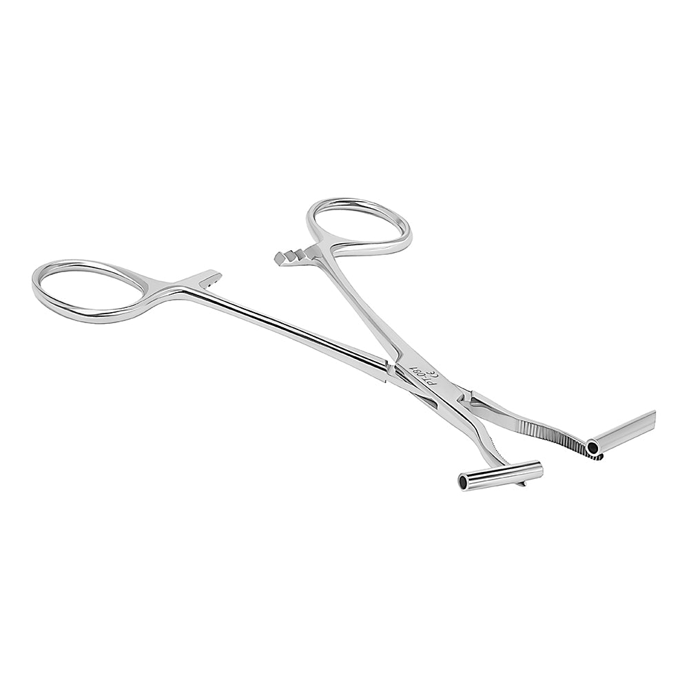 Straight Line 6” Septum Steel Forceps by Jonny Needles | PainfulPleasures