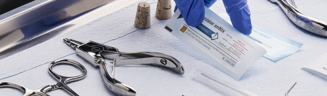 Professional Piercing Supplies - Needles, Disinfectant, & Jewelry