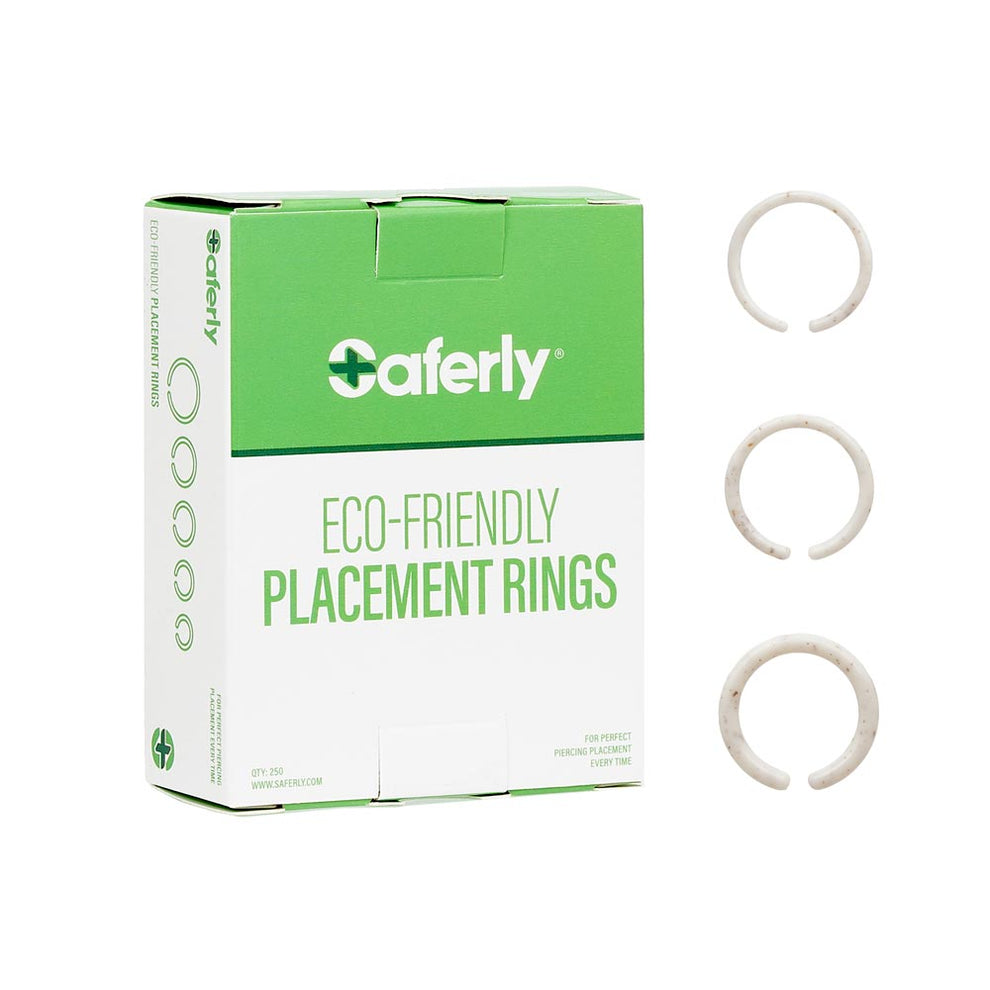 Saferly Biodegradable Placement Rings — Box of 250 | PainfulPleasures