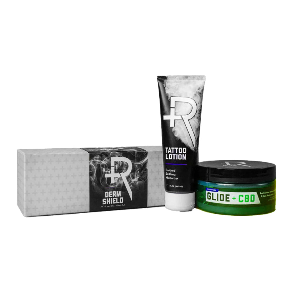 Recovery Favorites Kit — Derm Shield, Tattoo Lotion + CBD Glide ...