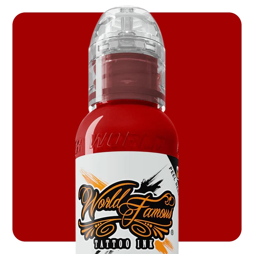 Red Hot — World Famous Tattoo Ink — Pick Size | PainfulPleasures