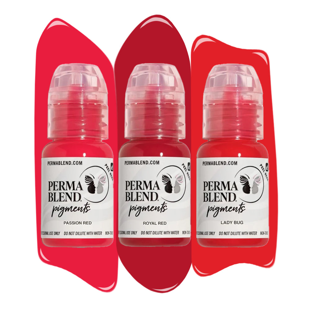 Red Lip Mini Set – Perma Blend – 3 1/2oz Bottles | PainfulPleasures