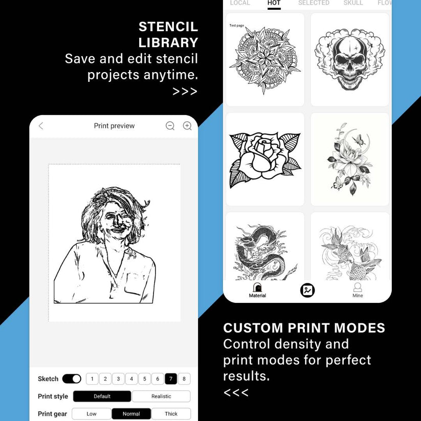 Saferly Bluetooth Stencil Printer | PainfulPleasures