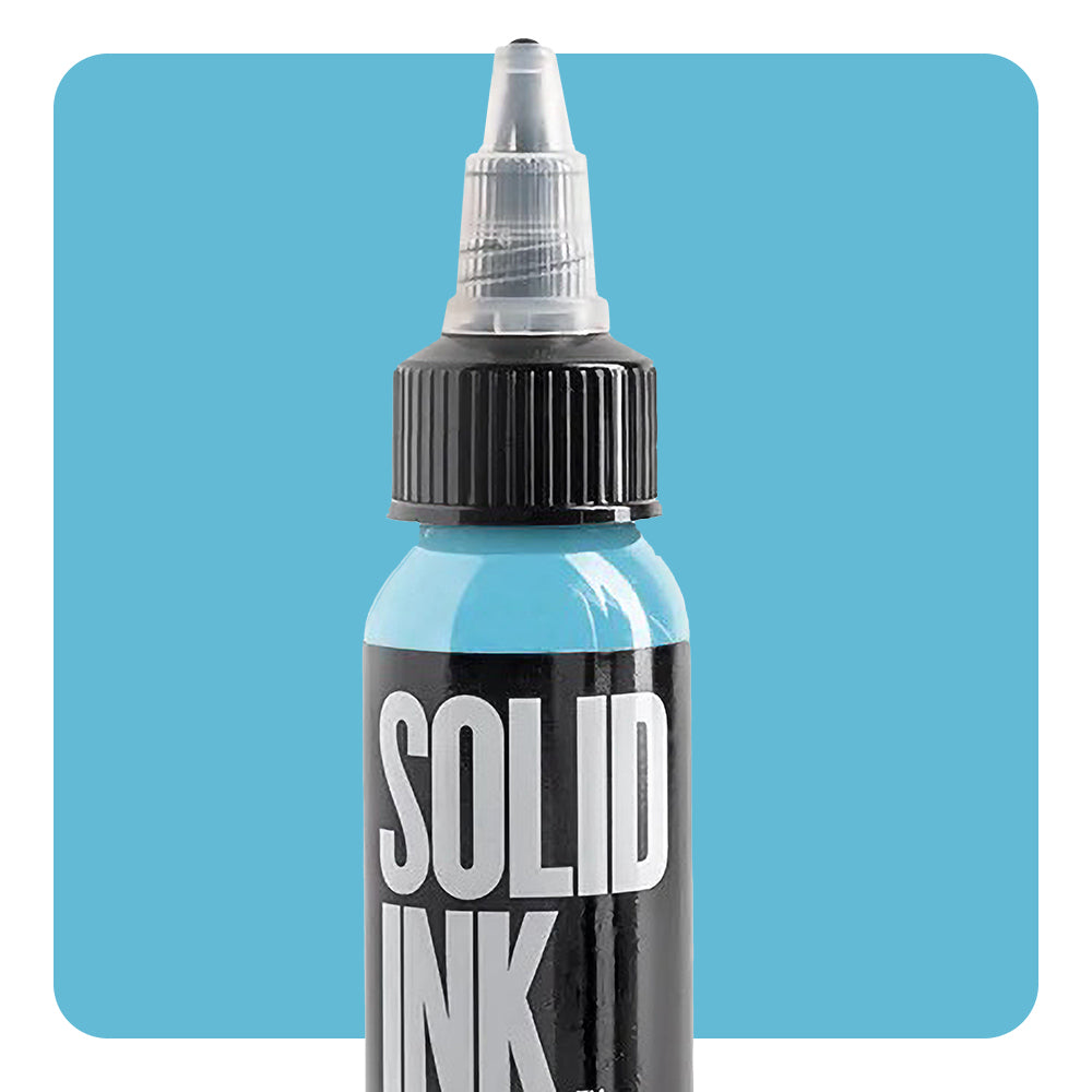 Pastel Blue — Solid Ink — Pick Size – Painful Pleasures