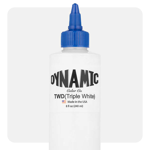 Dynamic Triple White Tattoo Ink — Pick Size | PainfulPleasures
