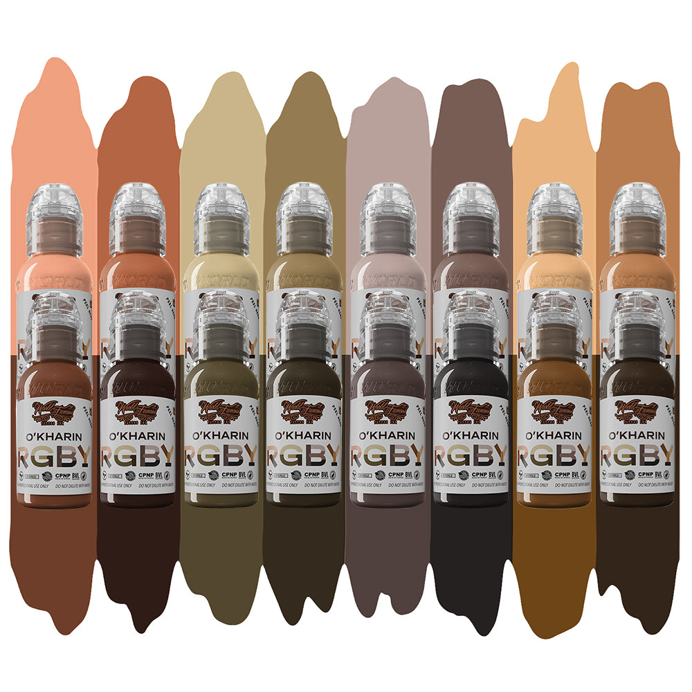 Sasha O’Kharin RGBY Skin Tone Set of 16 Colors — World Famous — 1oz ...