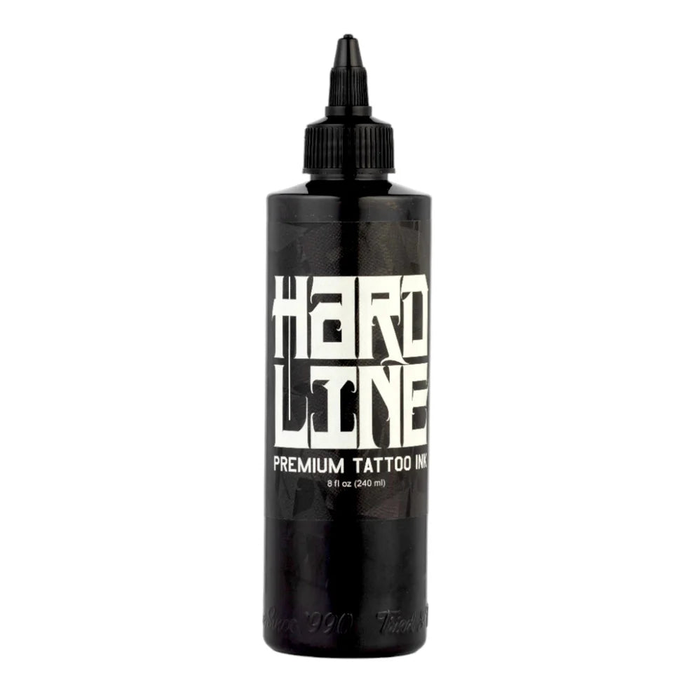 Dynamic Black Hardline Tattoo Ink — 8oz Bottle | PainfulPleasures