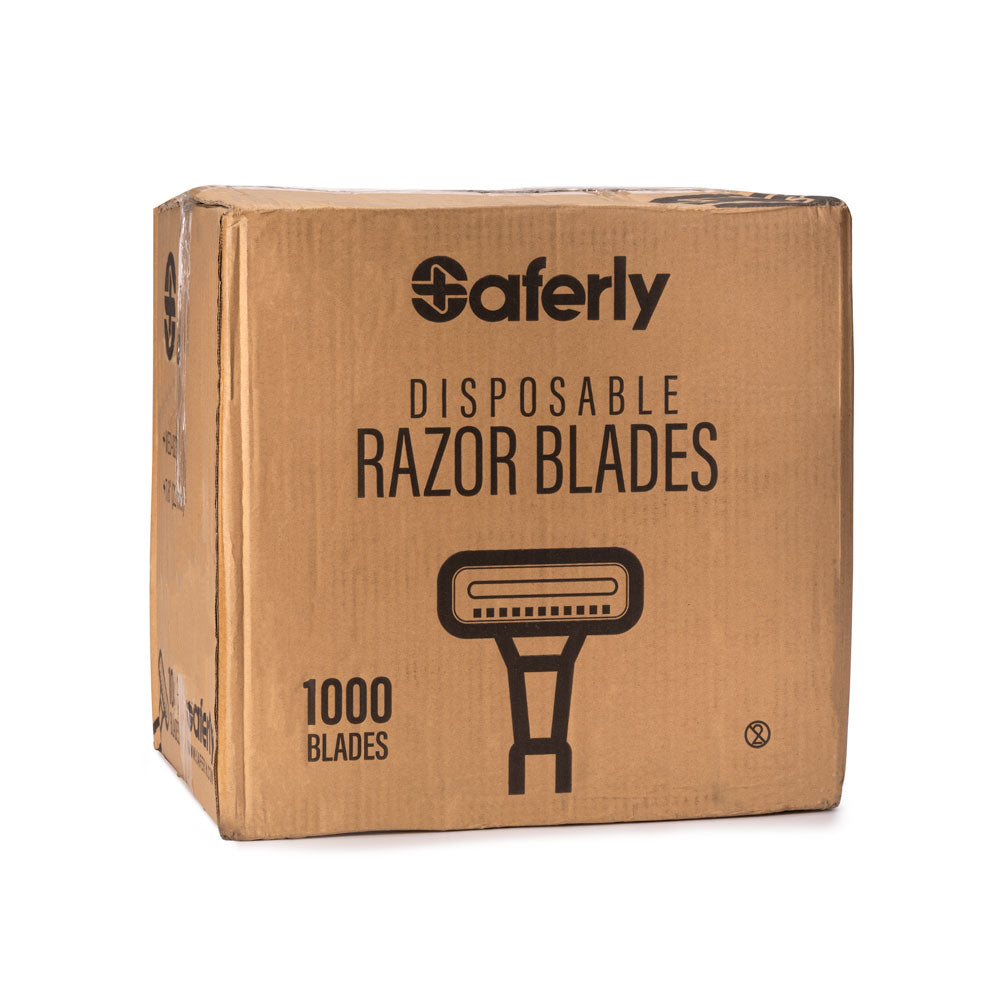Saferly Double Blade Disposable Razor — Single or Box of 100 ...