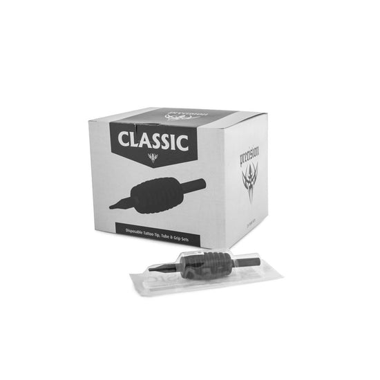 Classic Tube & Grip Sets — 1" Black Disposable Grip — Box of 25 ...