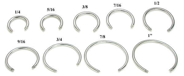 14g Externally Threaded Replacement CIRCULAR SHAFT