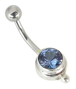 14g 7/16" Bali Bling Indonesian Navel Belly Jewelry