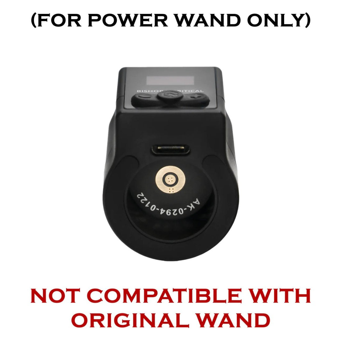 Critical x Bishop Power Wand Battery Pack — Pick Size | PainfulPleasures
