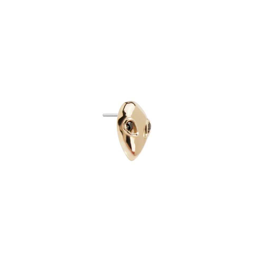 Tilum 14kt Yellow Gold Alien Threadless Top — Price Per 1 ...