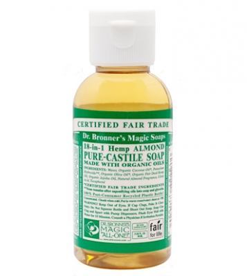 Almond Pure-Castile Soap — Dr. Bronner's Magic Soaps — 2oz Bottle