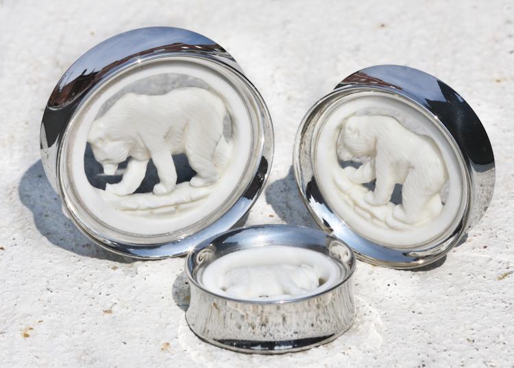 BEAR Insert Bone SYNTHESIS PLUGS Double Flare Steel - 20mm - 34mm - Pr