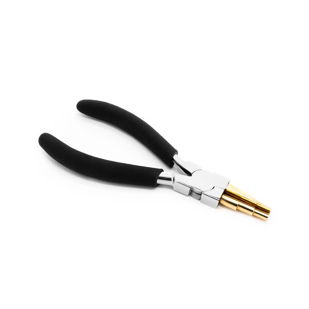 5-3/4" Bail Shaping Pliers with Brass Tips – Painful Pleasures