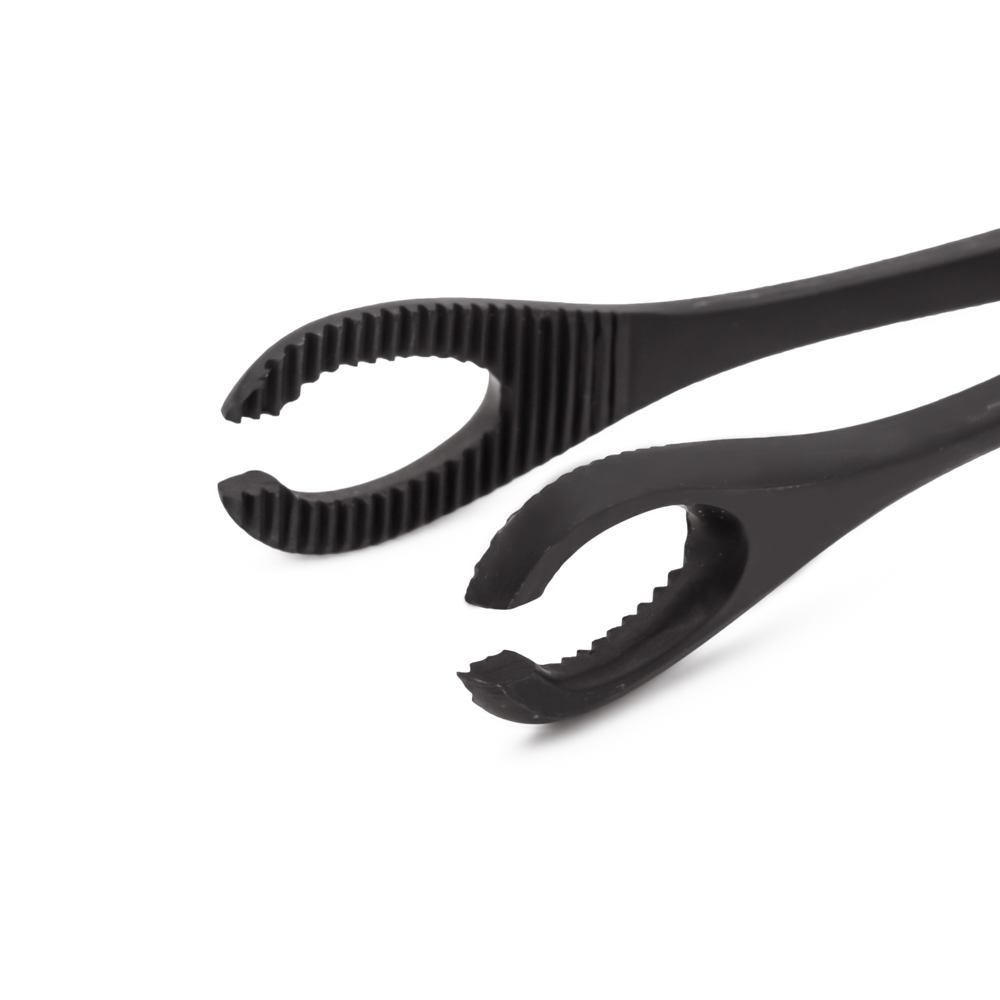 Slotted Forester (Sponge) 7" Forceps — Black Oxide Coated