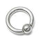 6g Stainless Steel Captive Bead Ring with Snap Fit and Tension Ball ...