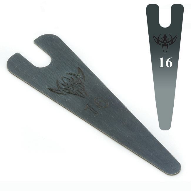 .016" Thick Blue Carbon Steel Front Spring – Painful Pleasures