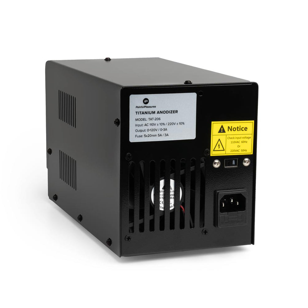 PainfulPleasures Titanium & Niobium Anodizer | PainfulPleasures