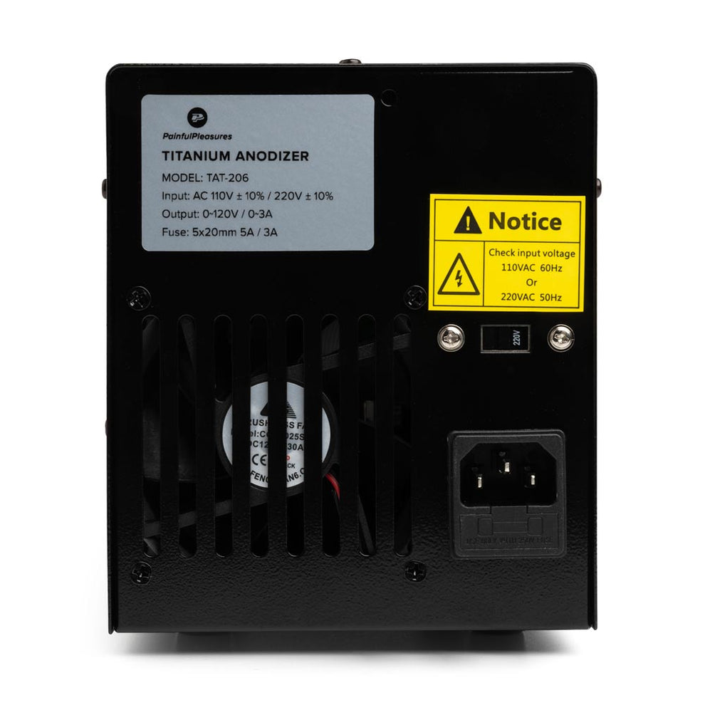 PainfulPleasures Titanium & Niobium Anodizer | PainfulPleasures