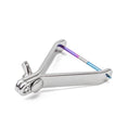 8g 3mm Thick Polished Gilson Hook with 2" Gape