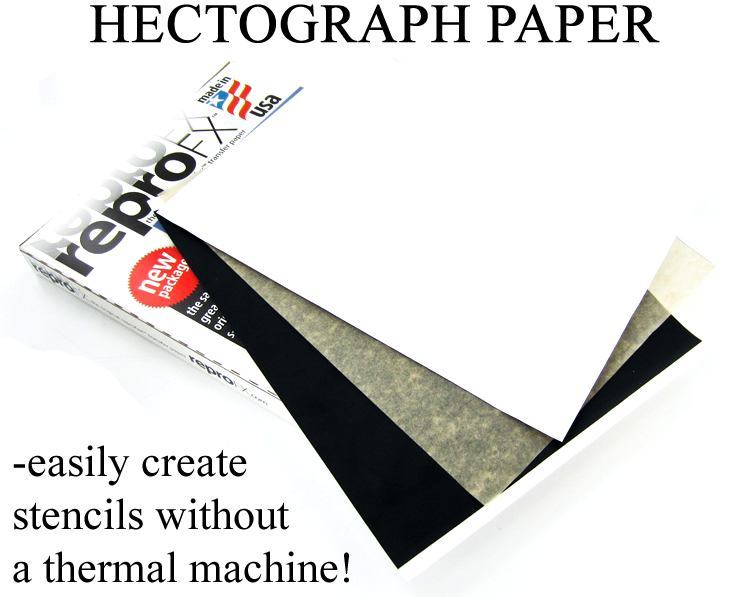 Spirit Tattoo Classic Freehand Hectograph Paper — 8-1/2" x 11” — 100 ...