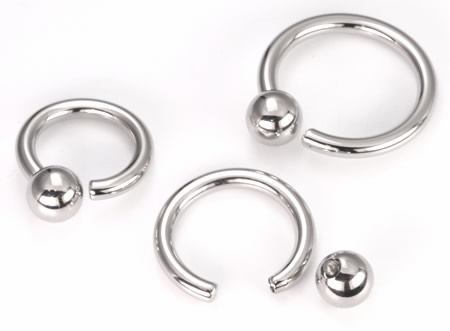 8g Internal Steel Circular Barbell — Price Per 1 | PainfulPleasures ...